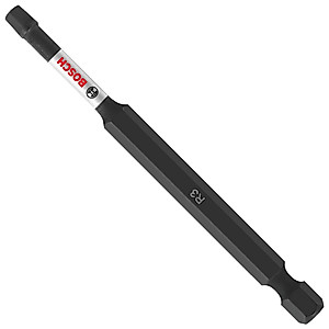 BOSCH ITSQ335B 10-Pack 3-1/2 In. Square #3 Impact Tough Screwdriving Power Bits