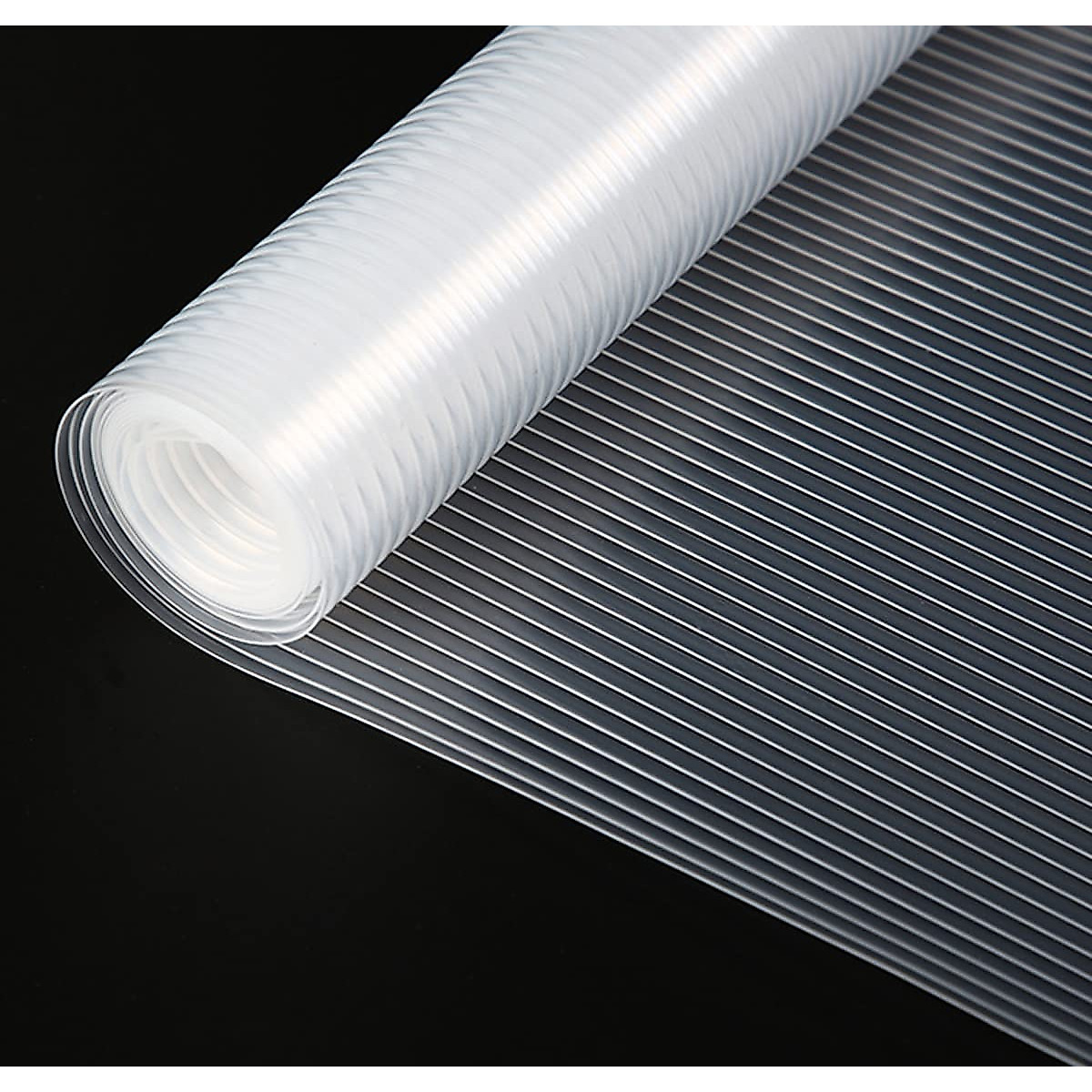 8pcs Refrigerator Liners for Shelves Washable, Fridge Shelf Liners Nonslip, Refrigerator Mats Liner for Glass Shelves, Shinywear Fridge Liners for Freezer Cupboard Cabinet Drawer, Clear