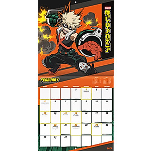2023 My Hero Academia Mini Wall Calendar