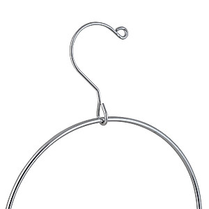 Organize It All Belt/Scarf Ring Hanger, Closet Storage, Rubber Coated Opening, Free Spinning