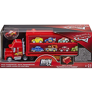 Disney Pixar Cars Mini Racers Mack Transporter
