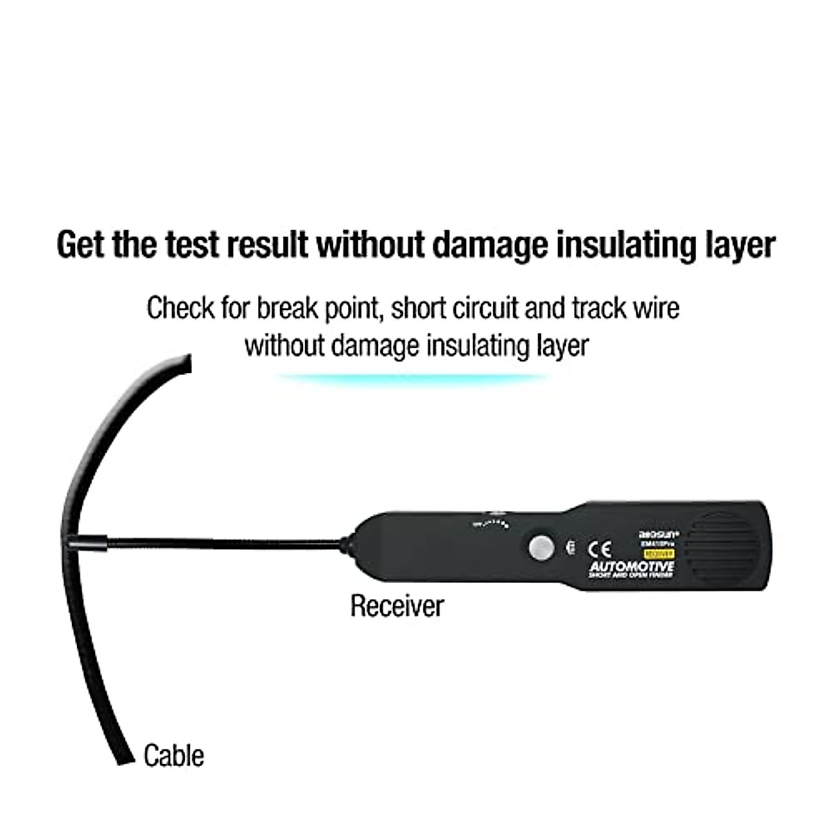 allsun em415Pro Automotive Electrical Open&Short Finder Circuit Tester Tone Generator Cable Wire Breaker Tracker Circuit Fault Finder DC 6-42V Probe Car Diagnostic Tools