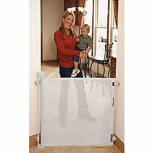 Retract-A-Gate 52" White: The Original and only Made in USA Retractable Baby, Dog, & Cat Gate