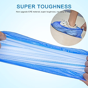 KCTUKA Disposable Shoe Covers, 50 PCS (25 Pairs) Green Convenience Boot Cover, Waterproof, Non slip, Dust proof, Protect Your Shoes, Floor, Carpet, One Size Fit Most