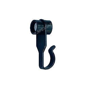 Steel Metal Slide Curtain Track Hooks with Wheels for Gazebo Curtains/Mosquito Net Screen/Rails and Tracks of Gazebo - Quantity of 36 -