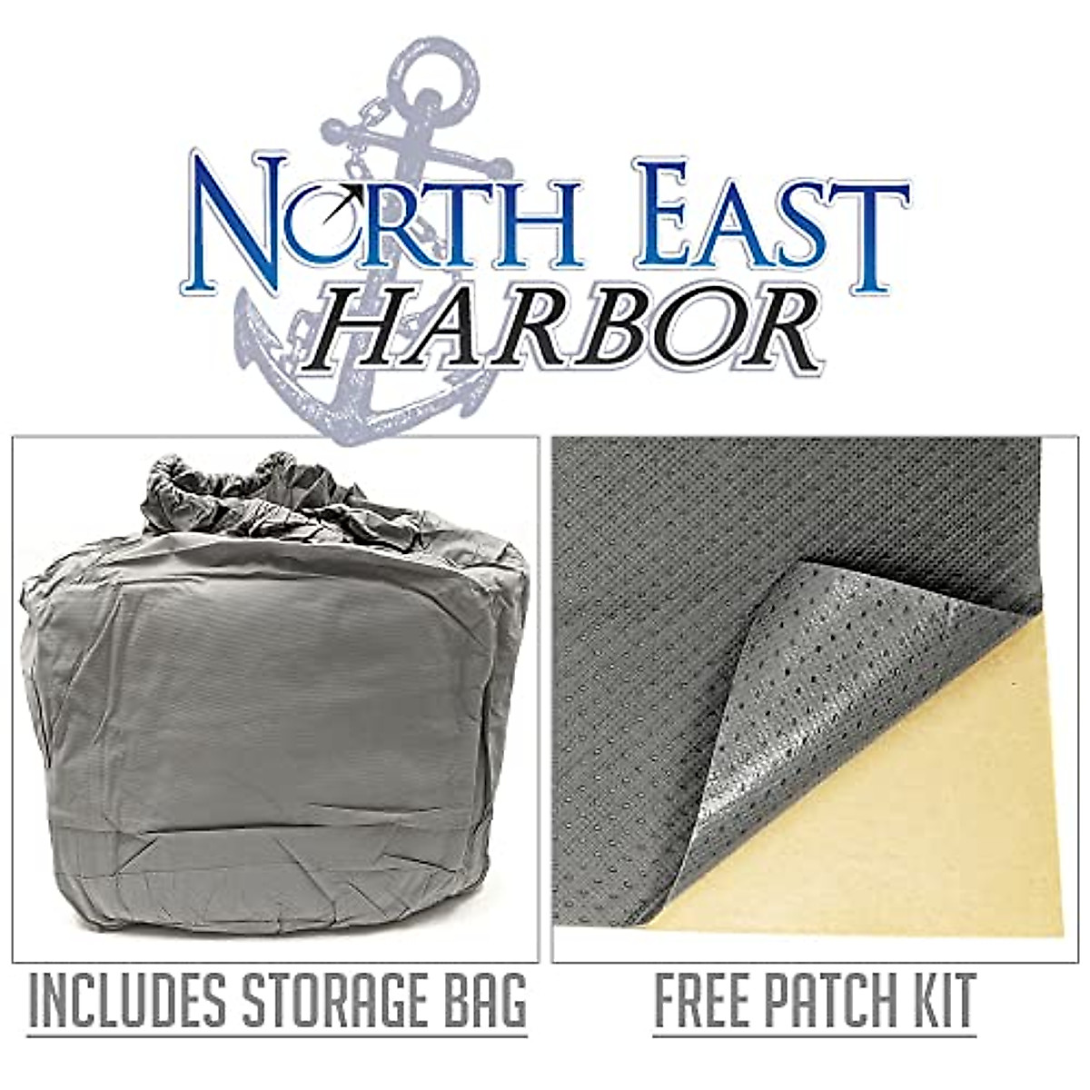 North East Harbor Waterproof Superior Class-B RV Motorhome Cover Fits Length 18'-20' Class B Camper Van/Conversion Vans Zippered Panels Heavy Duty 4 Layer Fabric - 20ft L x 7ft W x 8ft H, gray (CB710)