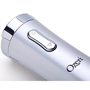 Ozeri Nouveaux Electric Wine Opener with Removable Free Foil Cutter, Refined Silver