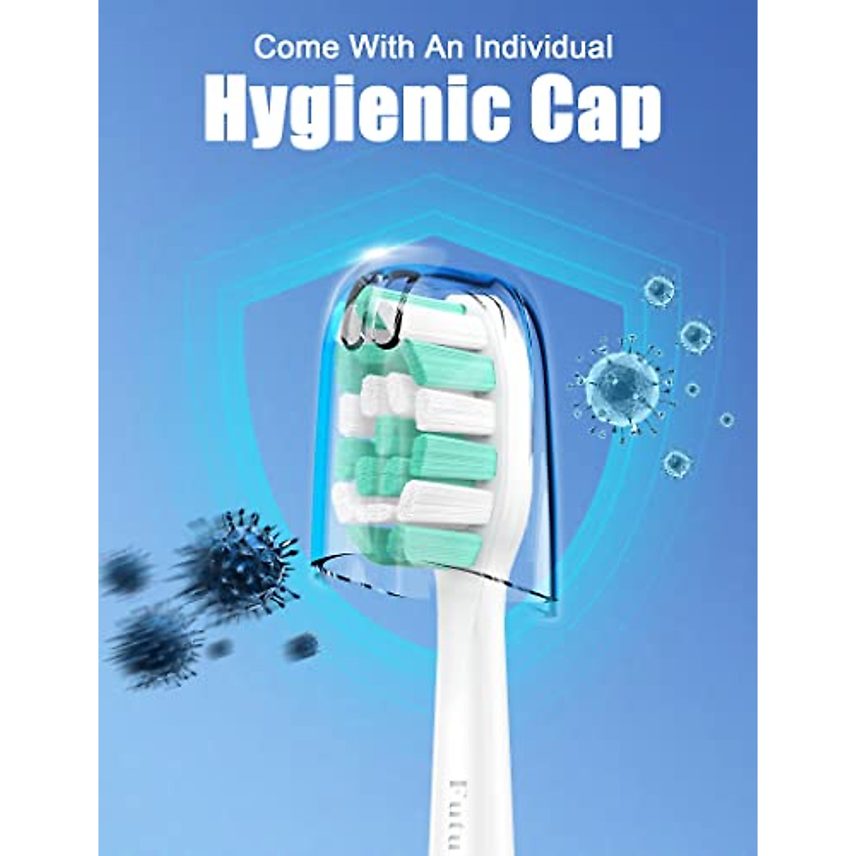 Toothbrush Replacement Heads for Philips Sonicare ProtectiveClean DailyClean Electric Toothbrush Head 1 2 Series Plaque Control Gum 4100 5100 C1 C2 G2 HX9023 Snap-on, 10 Pack