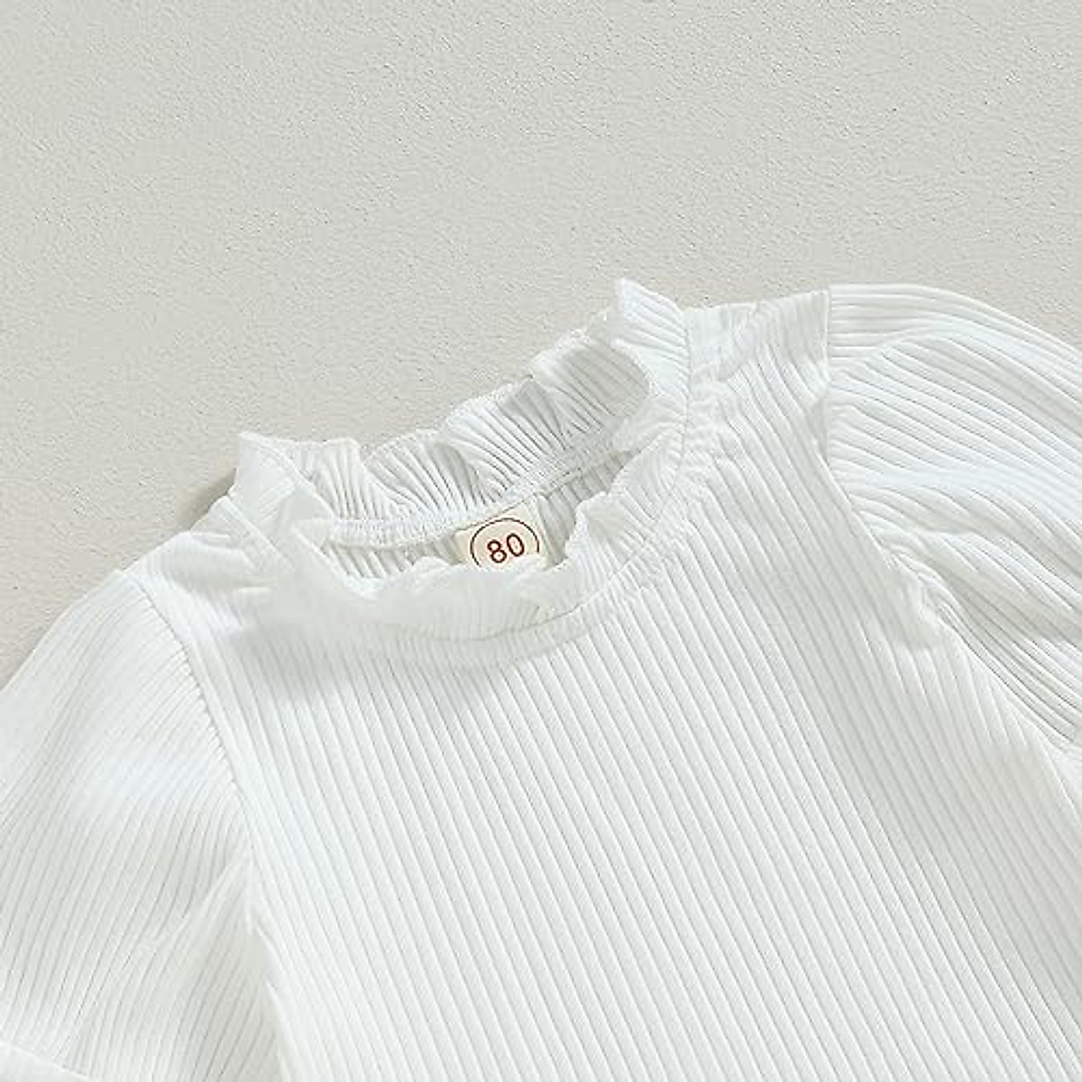 Zoiuytrg Toddler Baby Girl Fall Winter Clothes Ribbed Knitted Sweater Pullover Shirt Suspender Skirt Dress Christmas Outfits (White+Wine Red Sequin, 1-2 Years)