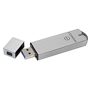 Kingston Ironkey S1000 128GB Encrypted USB Flash Drive On-Device Cryptochip FIPS 140-2 Level 3 Multi-Password Security Options IKS1000B/128GB