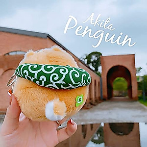 Vitaniya Cute Plush Keychains for Women Small Stuffed Animals,Corgi Penguin,Cute Key ring,Cute Keychains for Backpacks,Kawaii Animals,Christmas Gift.