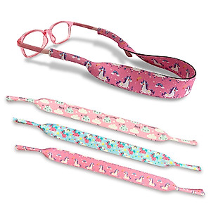 AMUSEPROFI Kids Eyeglass Strap Eyewear Strap Nonslip Neoprene Sunglasses Holder Lanyard Retainer Eyeglass Straps for Kids