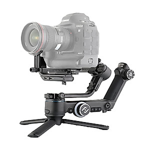 FeiyuTech AK2000C Gimbal Handheld Stabilizer for DSLR Camera Canon 60/70/80D RP,Sony A7C a63/4/5/600,P-anasonicGH4/5 Fujifilm Nikon,Optional GripBar,WiFi/Cable Control OLEDScreen,Official-Authorized