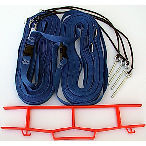 Home Court 1-inch Non-adjustable 8-meter Grass Setup Boundary - M817NAG (Blue)