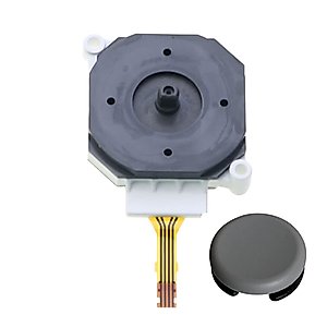 Replacement 3D Analog Joystick Button Repair for New 3DS New 2DS XL 3DS LL 3DS with Stick Cap (B)