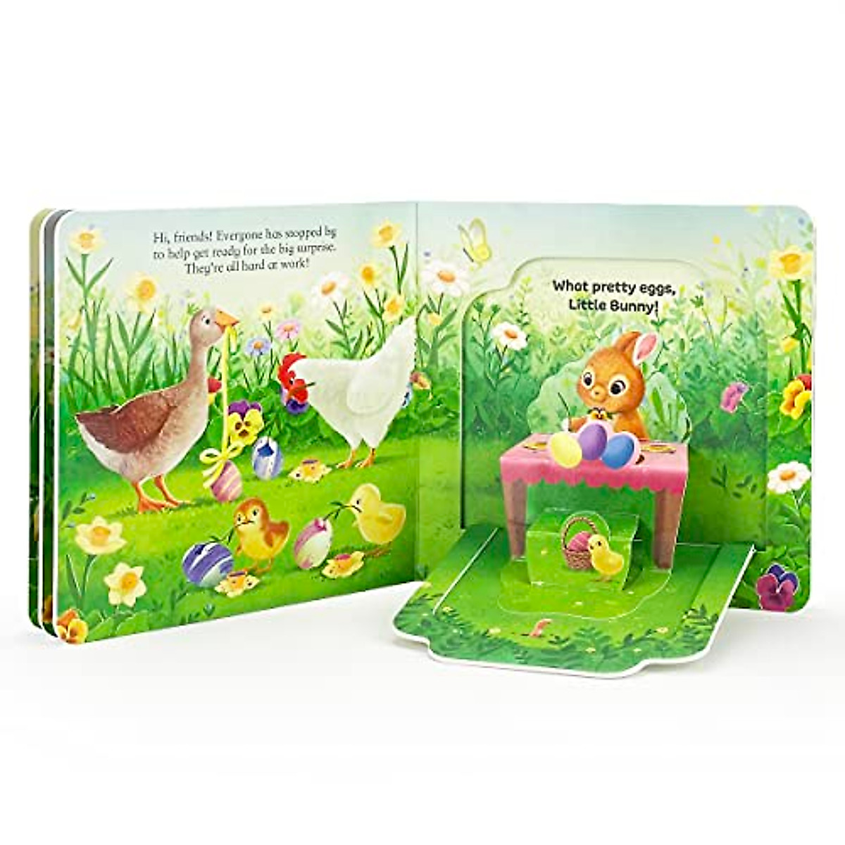 Happy Easter, Little Bunny Lift-a-Flap & Pop-Up Surprise Children's Board Book, Ages 2-6