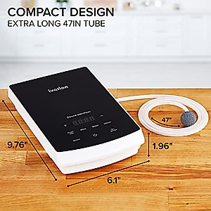 Ivation Multipurpose Ozone Sterilizer for Air & Water | Portable Home Deodorizing & Disinfecting System with LED Control Panel, Ionizer, Tube & Diffuser Stones | Purify Toothbrushes, Baby Bottles, Etc