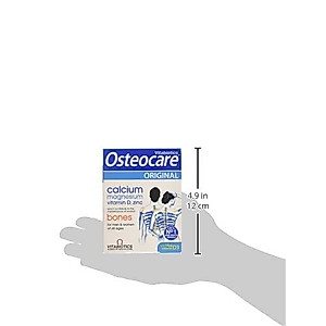 Vitabiotics Osteocare Calcium 800mg with Vitamin D3, Magnesium, and Zinc - Bone Health and Immunity Multivitamin Supplement for Men and Women - 90 Tablets