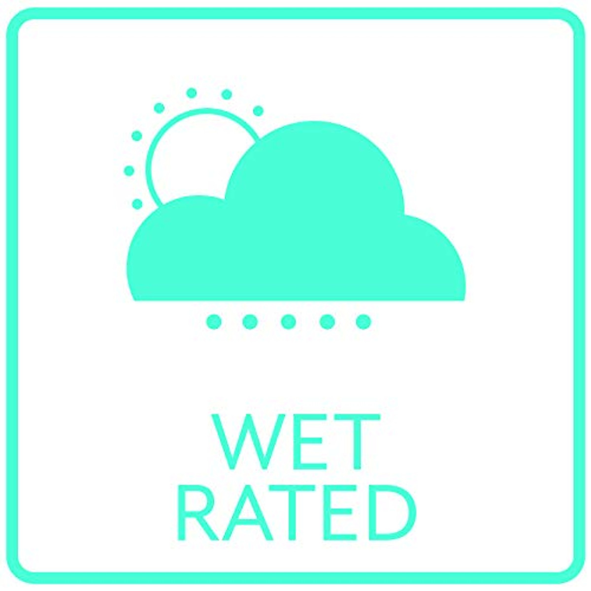 MINKA-AIRE F896-65-BNW Xtreme H2O 65 Inch Outdoor Ceiling Fan with DC Motor, Silver Brushed Nickel Wet Finish