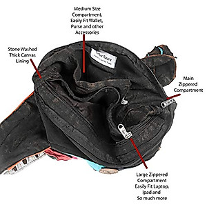 Hobo Bags For Women, Hippie Bag, Women's Shoulder handbags, Boho Purses For Women, Hippie Purses For Women, Hobo Crossbody Bags for Women Large Size, Boho Bags, Boho Crossbody Bags (Beautiful Black)