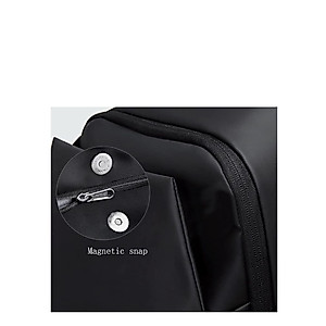 15.6 Inches Laptop Backpack for Men Women Classic Business Travel Casual Daypack (Black)