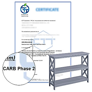 Yaheetech Television Stands & Entertainment Centers with 3 Tier Storage Shelf TV Stand for Living Room, Gray