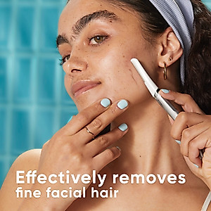 Gillette Venus Dermaplaning Tool Kit, 5 Blade Refills, Exfoliating Face Razors for Women, Eyebrow Razor, Face Razors for Women, Facial Razors, Dermaplane Razor for Women Face, Peach Fuzz Remover