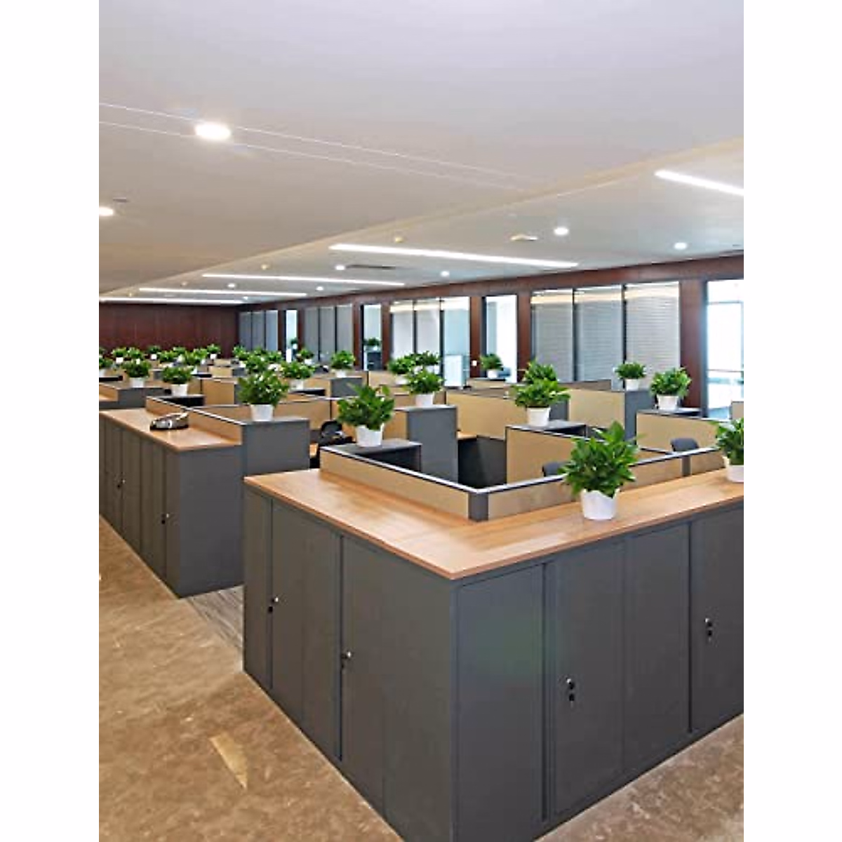 PARNOARCK Led Shop Light 4ft, Led Garage Light,40W T8 6500K Daylight 4500LM Clear Cover,for Garage Warehouse Workbench Workshop,16-Pack