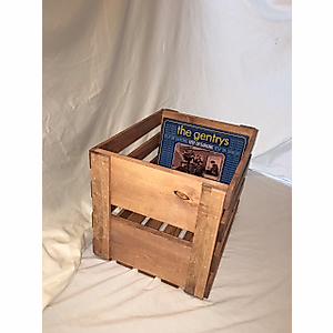 Darla'Studio 66 Vinyl Record Holder Wood Crate