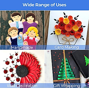 PLANTIONAL 2 Rolls Double-Sided Sticky Fabric Tape, 2/5" x 54.6 Yd & 1" x 54.6 Yd Hem Tape for No Sew, No Iron Hemming, Perfect for Pants, Crafts, and DIY Projects