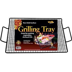 Vegetable Grilling Tray 1 X Non-stick Grilling Tray (Great for Vegetables, Shrimp & Fish)