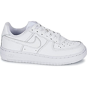 Nike [314193-117] AIR Force 1 PS PRE-School Shoes White/White