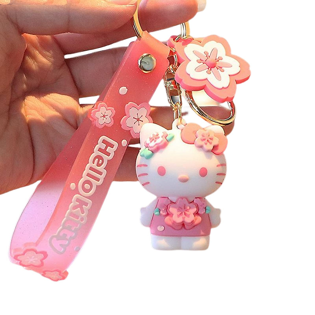 Cute Anime Keychains, Kawaii Keyring Merchandise, Gifts for Friends and Cute Anime Fans (A-1pcs)