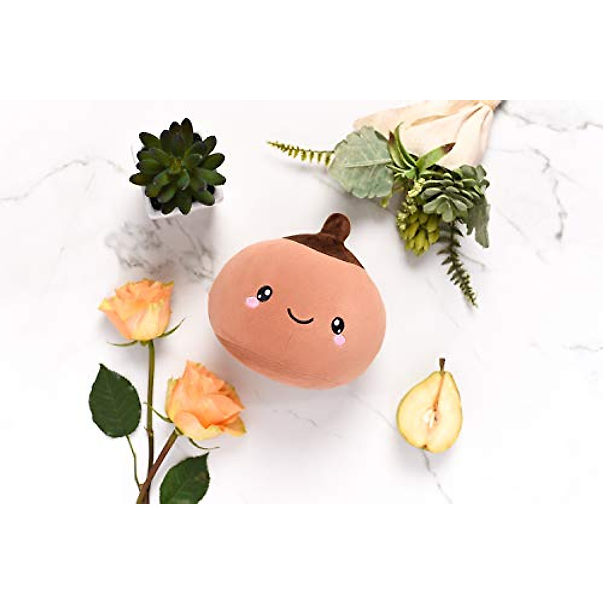 nerdbugs Breast Plush - The Breast is Yet to Come! (Brown/Tan) Breast Cancer Awareness/Breast Cancer Survivor Gift/New Mom Gift/Pregnancy Gift