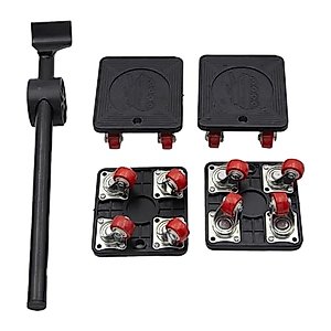 KiBcsLic Moving and Lifting System Furniture Lifter 1320lb/600kg Multipurpose Furniture Mover for Moving Heavy Furniture Piano Cabinet, Square