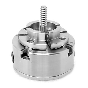 WEN LA4374 3.75-Inch 4-Jaw Self-Centering Lathe Chuck Set with 1-Inch x 8TPI Thread