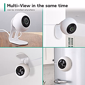 winees 2K Indoor Security Camera, QHD WiFi Camera with 2-Way Audio, 4MP Pet Camera with Phone APP, 2.4GHz, Clear IR Night Vision, Human and Motion Detection for Baby/Mom, Alexa Compatible M2