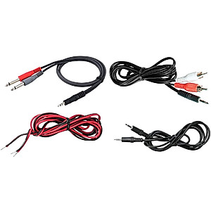 Mackie CR3-X 3-Inch Creative Reference Multimedia Monitors Bundle with Pro Tools First DAW Music Editing Software, Wireless Bluetooth Receiver and Dual 1/4" Stereo to 3.5mm Cable