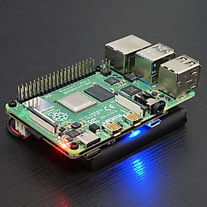 Pisugar2 Plus Portable 5000 mAh UPS Lithium Battery Power Module Platform for Every Raspberry Pi 3B/3B+/4B Model Accessories handhold(Not Include Raspberry Pi)