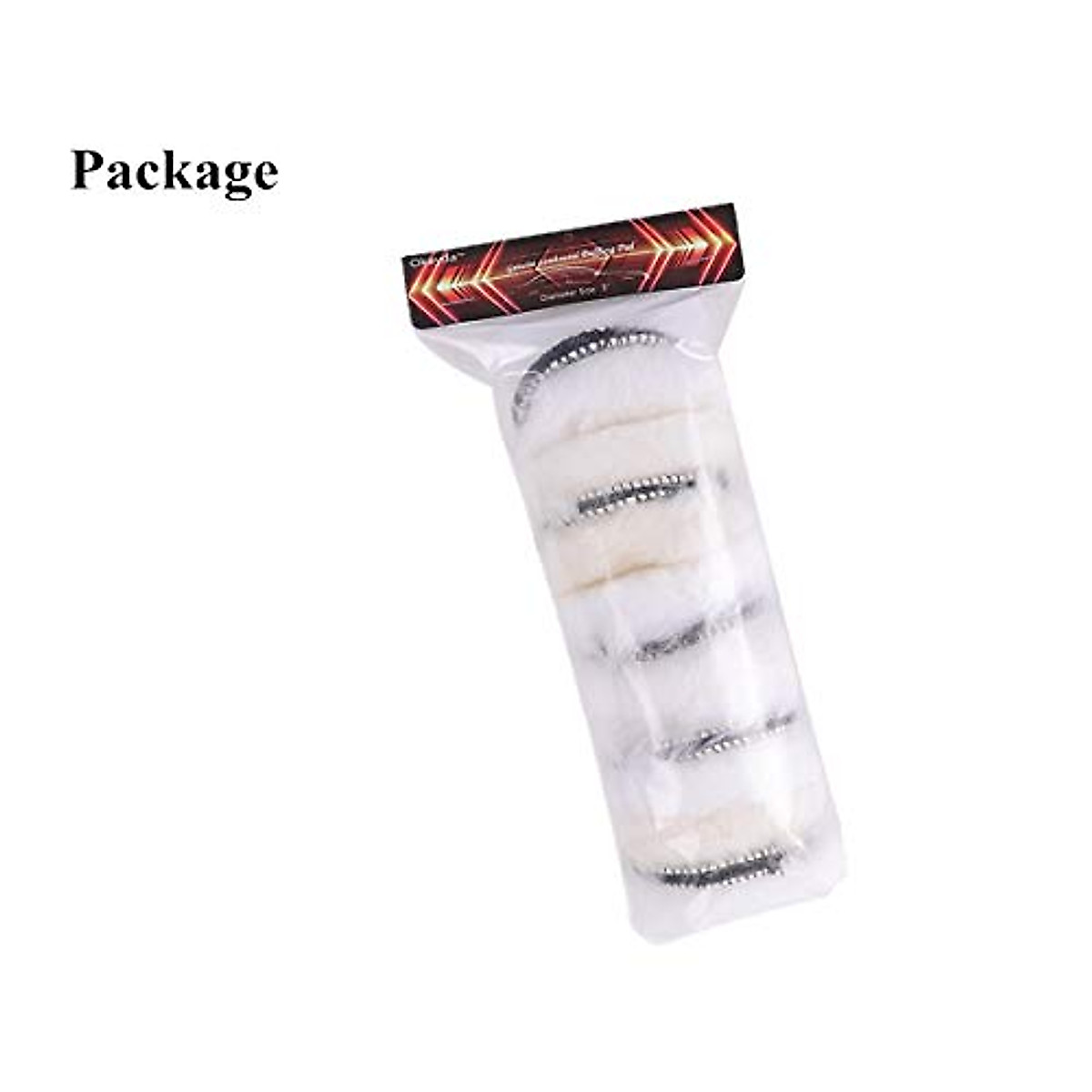 GRACEFUR Lambs Wool Polishing Buffing Pad Hook and Loop Soft Cutting Pad 3"/4"/5"/6"/7" Available Polisher for Auto Car (3"-10pack)