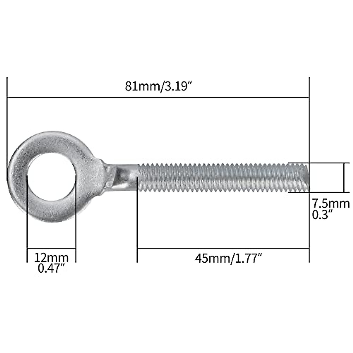 WATODAY 0.4" Chain Axle Adjuster for 50cc 70cc 90cc 110cc 125cc 250cc Buyang Kazuma TaoTao Chinese Kazuma Coolster Peace ATV 4 wheeler Quad