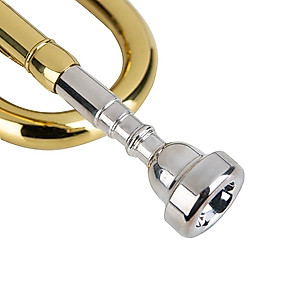 Glory Silver Plated Bb Trumpet Mouthpiece,7c