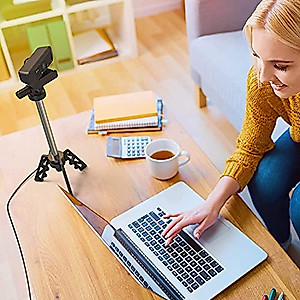j5create USB Streaming Webcam - 1080P HD with 360° Rotation, High Fidelity Microphone, Plug and Play for PC/Mac/Laptop/Desktop/Skype/YouTube/Zoom/Facetime, Suitable for Conferencing/Calling (JVCU100)