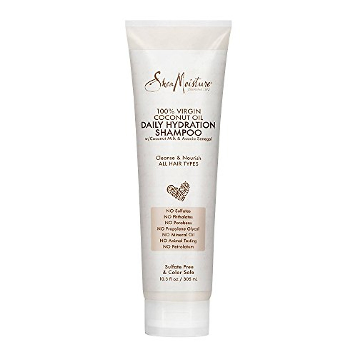 SheaMoisture 100% Virgin Coconut Oil Daily Hydration Shampoo 10.3oz