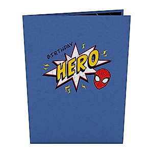 Lovepop Marvel’s Spider-Man Birthday Hero Birthday Card – Birthday Card – Handcrafted 3D Pop-Up Greeting Card – Birthday Card, 5 x 7”