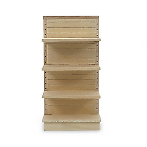 1:12 Scale Rack Dollhouse Accessories Book Shelf Miniature Furniture 4 Tier Bookcase Storage Shelf Shooting Props Desktop Decor (S)