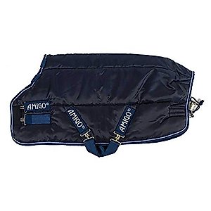 Horseware Ireland Amigo Insulator Heavy, Color: Navy/Navy & White, Size: 81 (ABRA23-BBW0-81)