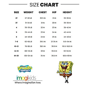 SpongeBob SquarePants Little Boys Fleece Fashion Pullover Hoodie Yellow 7-8