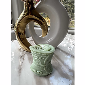 100 Dollar Bill/Money Candle, Natural Soy wax/Beeswax, Decorative Candle, Can be used as a Gift or home décor (No Fragrance)