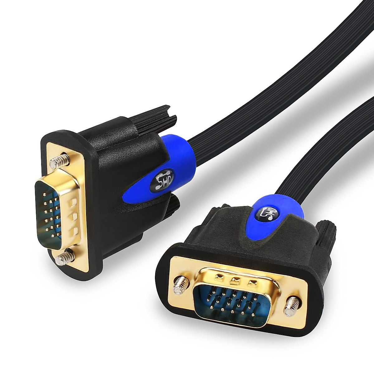 SHD VGA Cable, VGA to VGA HD15 Monitor Cable for PC Laptop TV Projector-6Feet